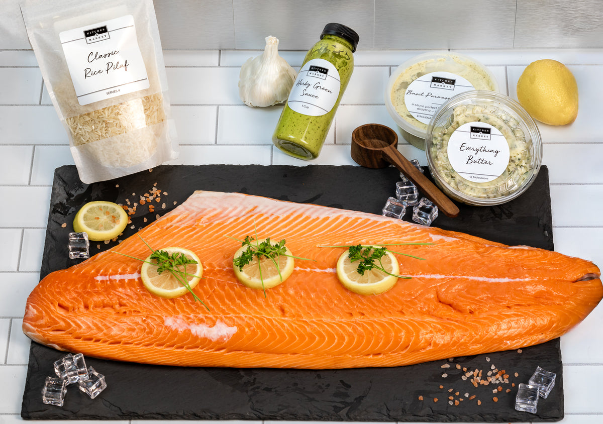 Kitchen & Market x Freshseafood Delicious Fresh Salmon Meal Kit – Pure ...